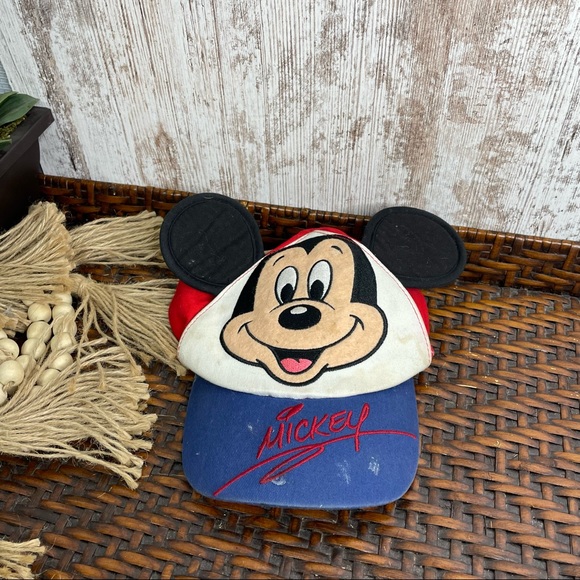 Disney | Accessories | Mickey Mouse 3d Ear Baseball Cap Infant Size ...